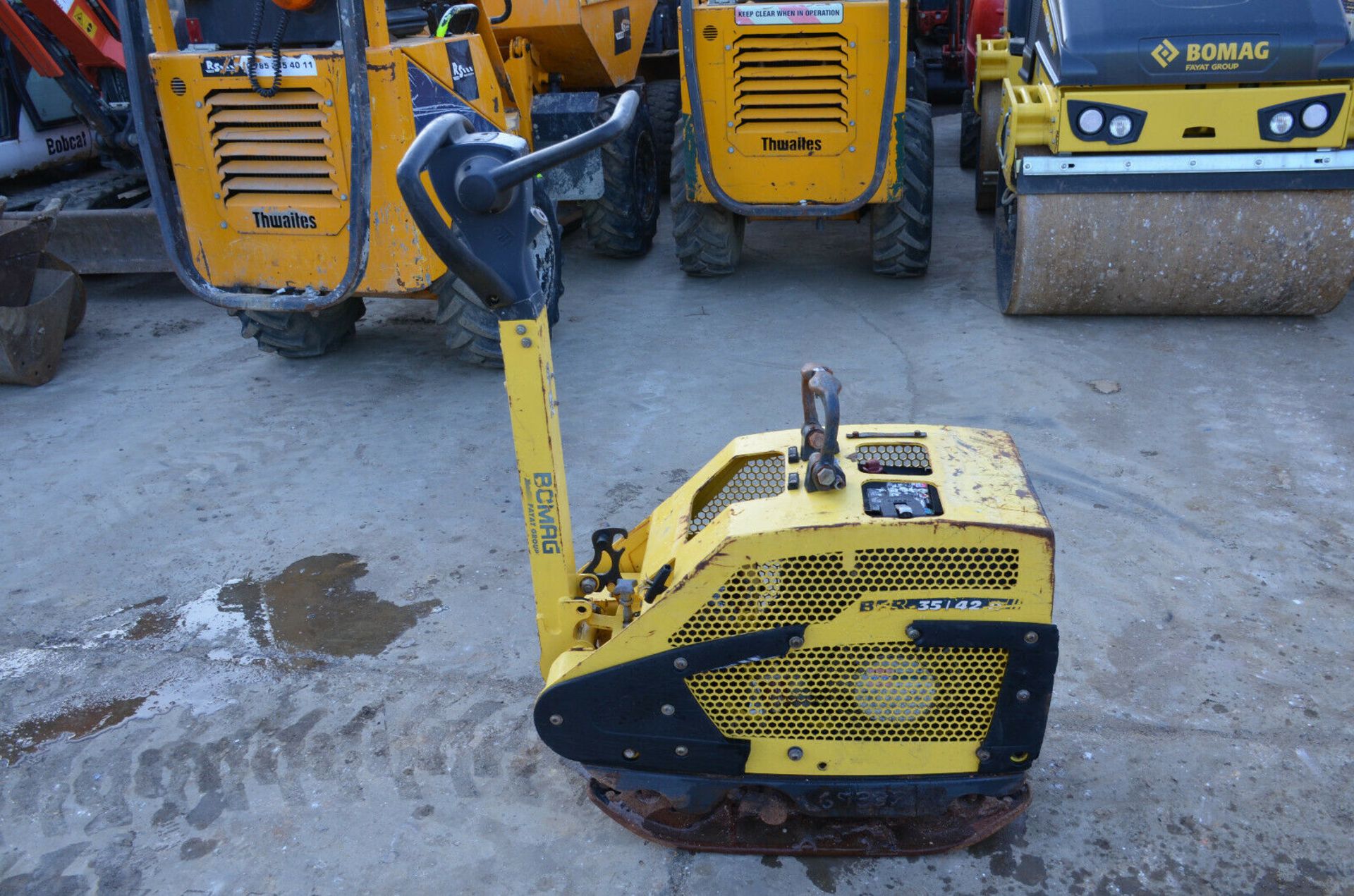 Bomag BR 35/42D Reversible Vibratory Wacker Plate 2012. 1 cyl Hatz ...