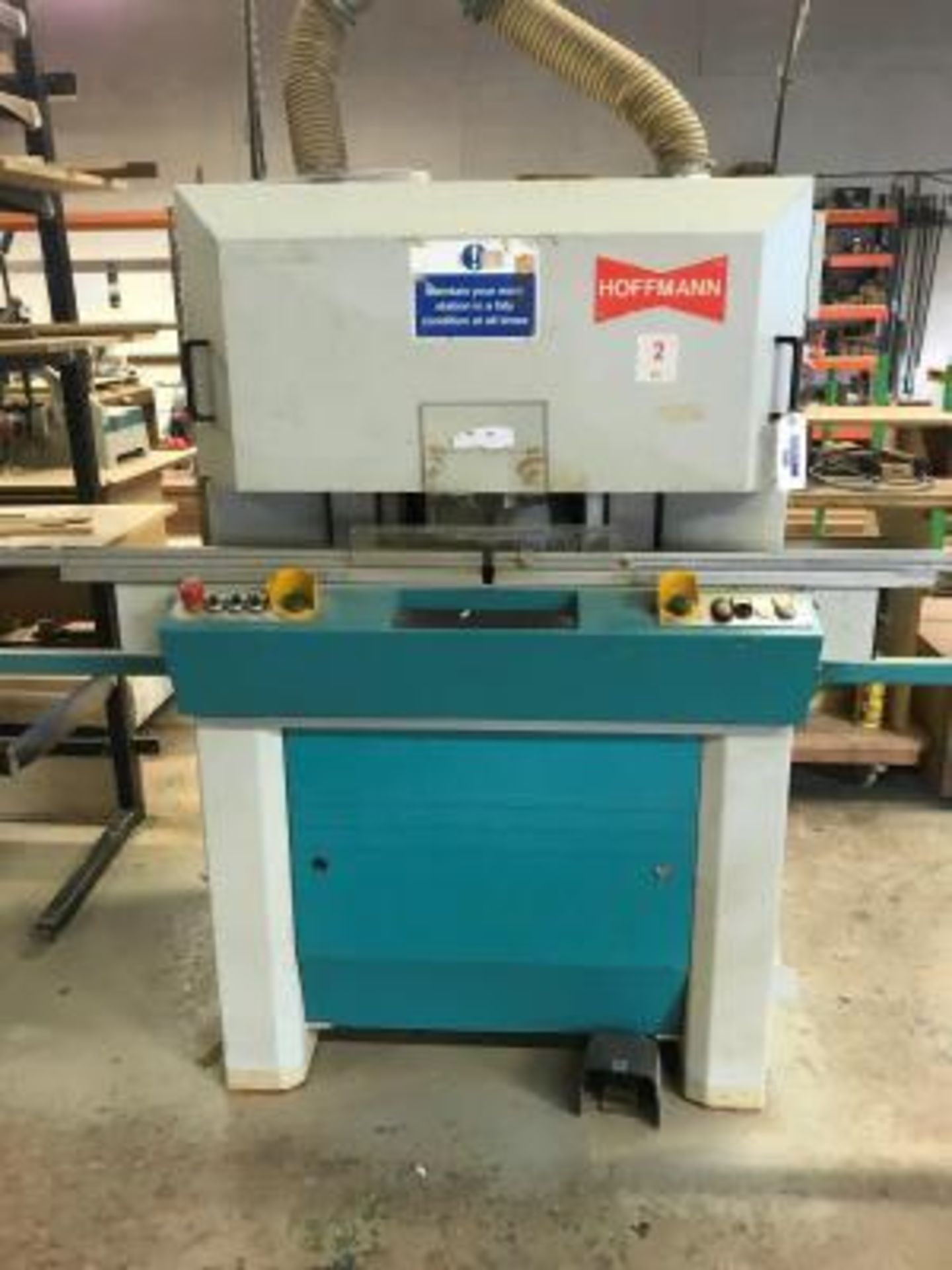 Hoffmann MS 35-SF Double Mitre Saw. No.45158. YOM 2006, includes ...