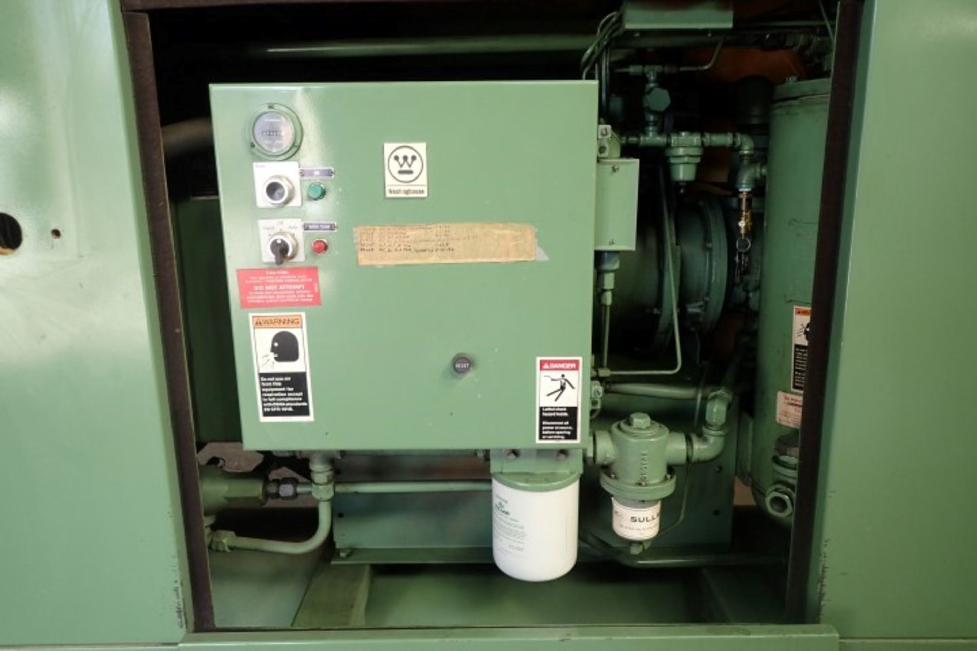 30 hp Sullair air compressor, model 10B-30, air-cooled, 115 psig output ...