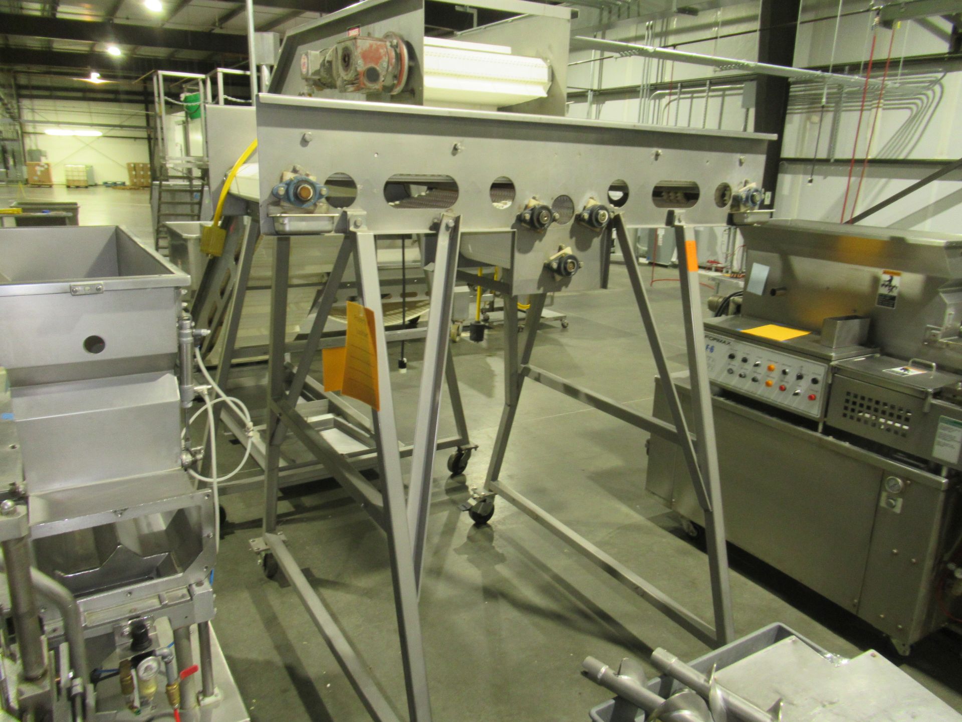 Trefenthoaler bi-directional conveyor, stainless frame, 6-1/2', 24 ...