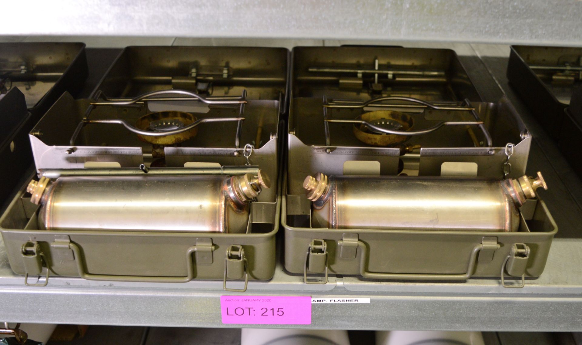 2x Portable Liquid Fuelled Army Cooking Stoves.