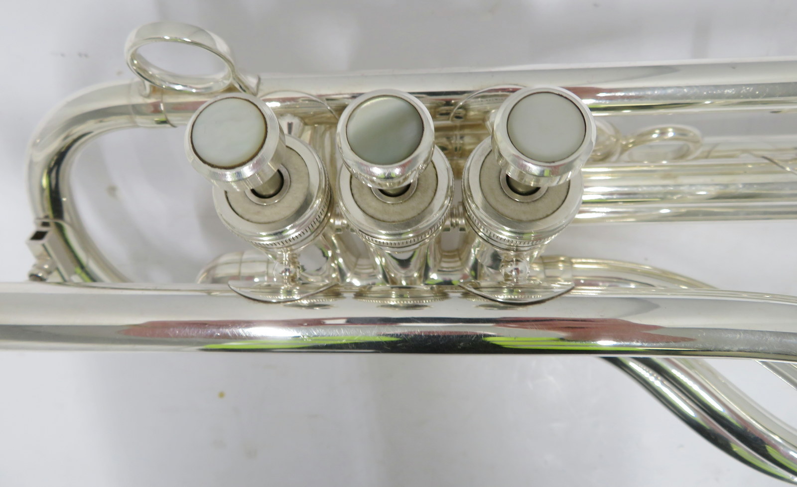 Besson International BE707 fanfare trumpet with case. Serial number ...