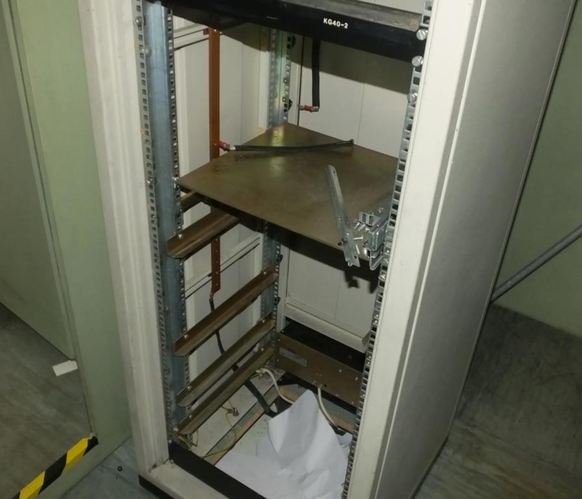 30ft Communication cabin - 19 inch racks, internal doors, escape hatch ...