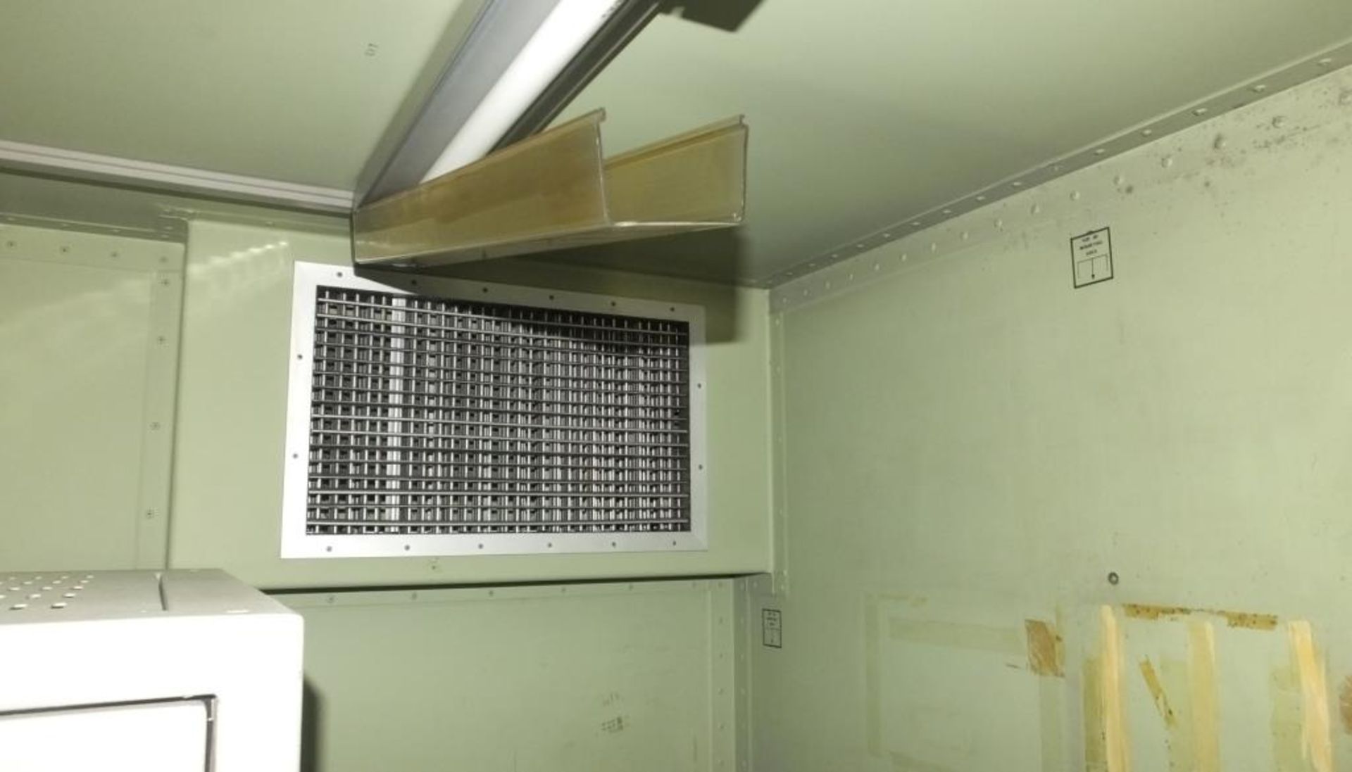 30ft Communication cabin - 19 inch racks, internal doors, escape hatch ...