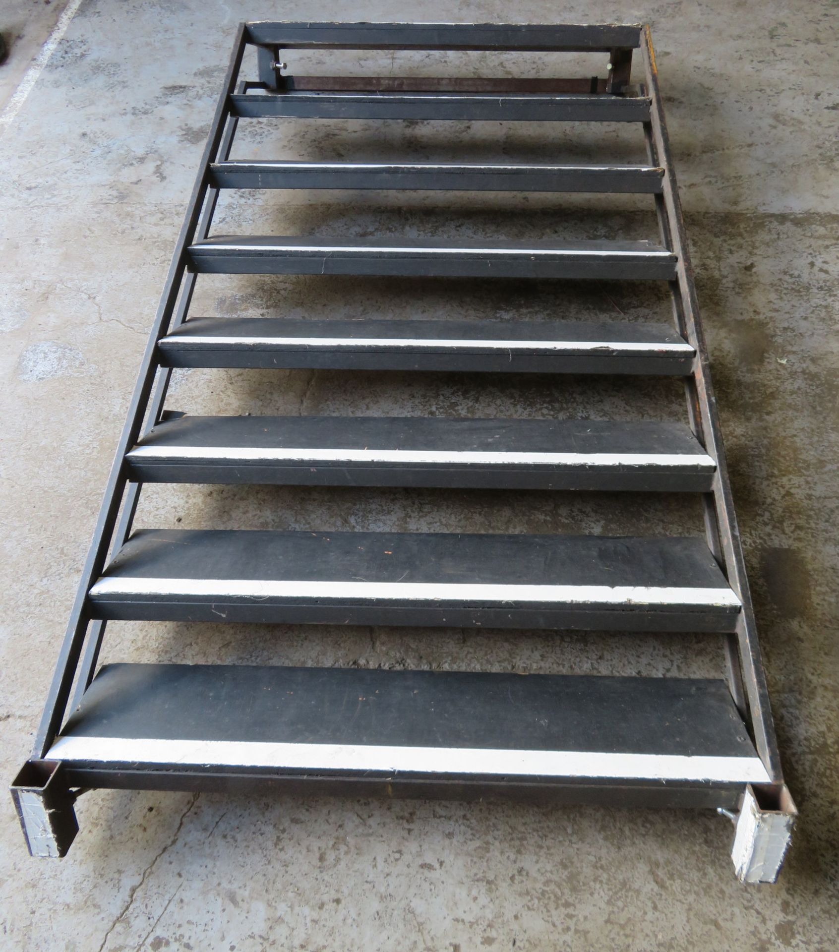 4"6ft Steel deck tread. 4"6ft rise 4ft wide. This lot is located off ...