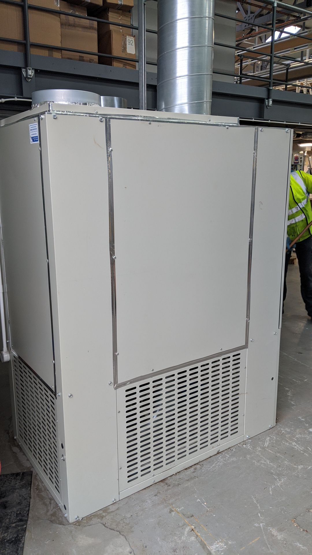 Benson tubular gas cabinet heater model PV95-1 serial no. 607858 with ...