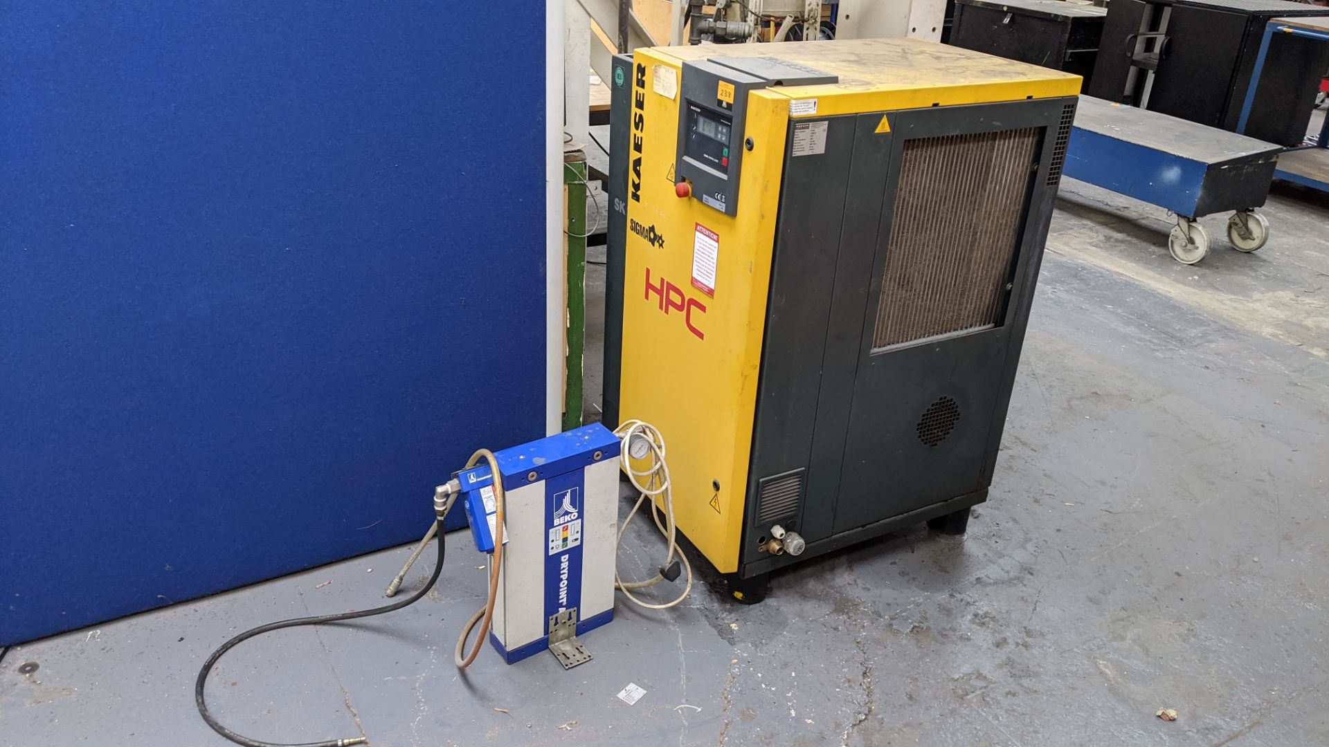 HPC Kaeser Sigma model SK25 compressor, serial no. 1442, year of ...