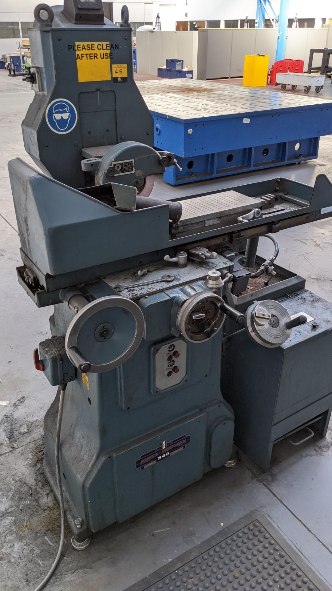 Jones & Shipman 540 surface grinder with magnetic chuck