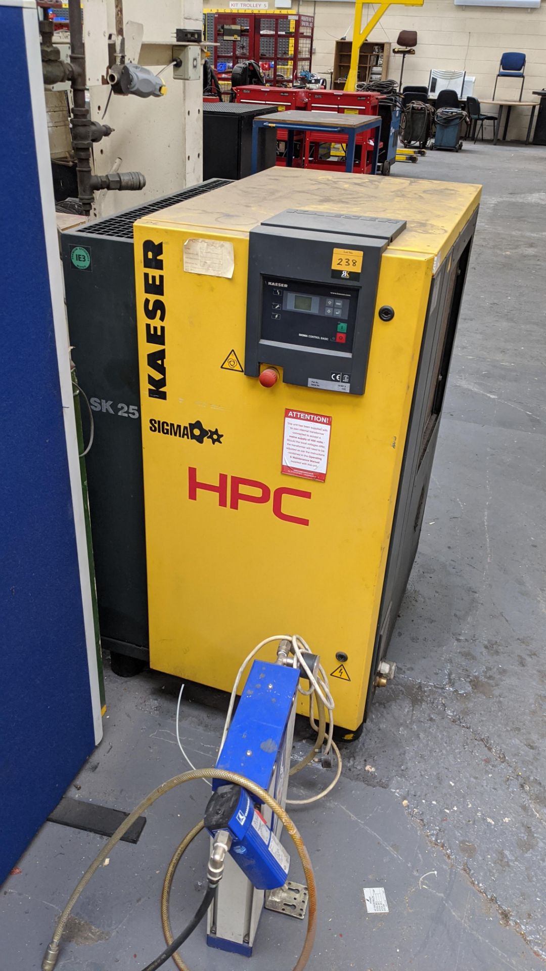 HPC Kaeser Sigma model SK25 compressor, serial no. 1442, year of ...