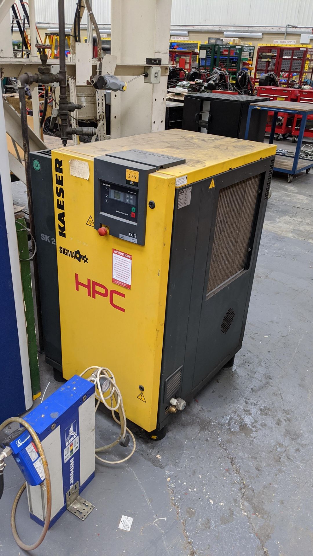 HPC Kaeser Sigma model SK25 compressor, serial no. 1442, year of ...