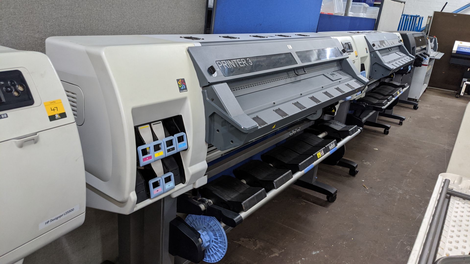 HP DesignJet L25500 wide format printer, serial no. MY0482900B, product ...
