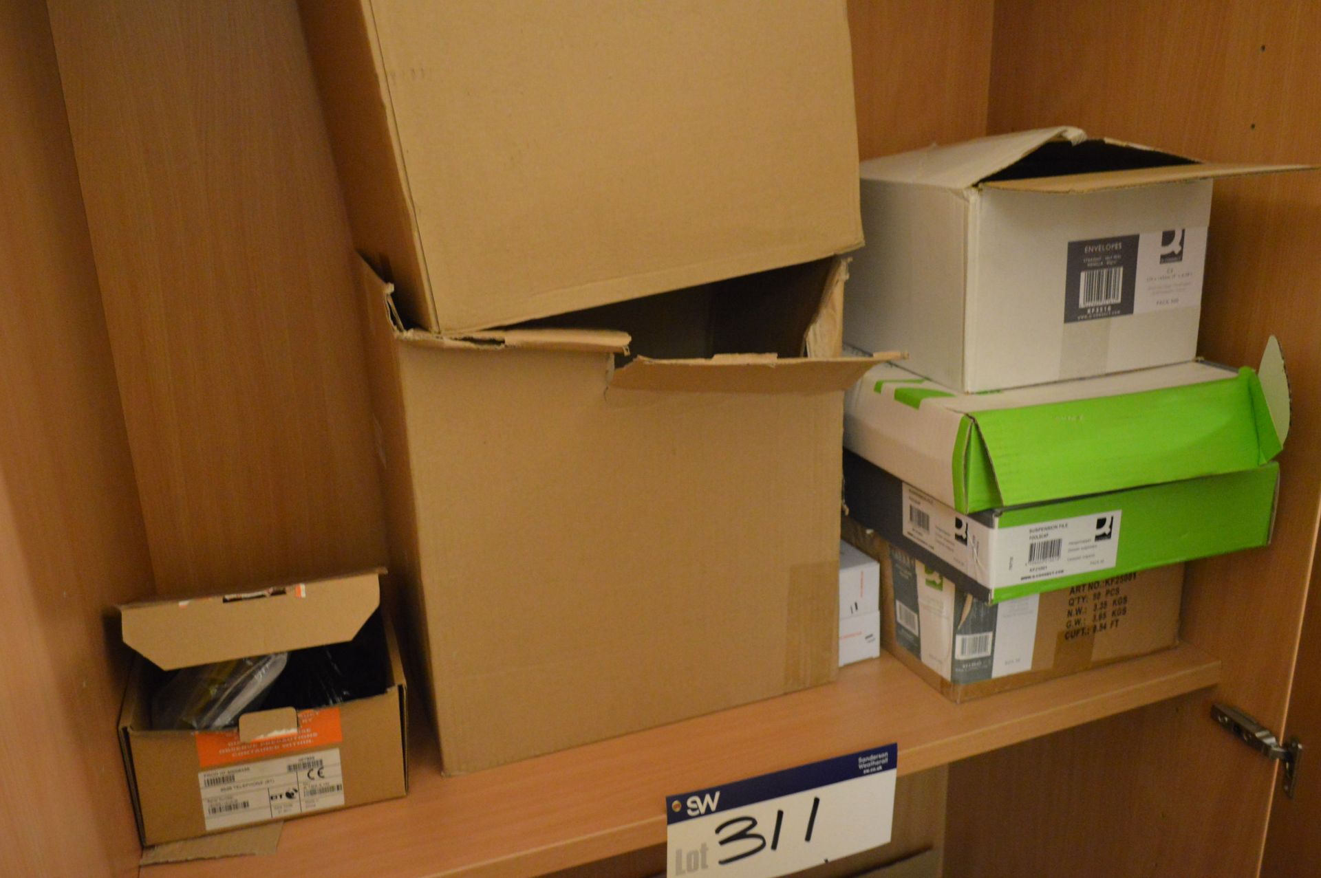 Assorted Office Requisites, including printer toners, box files and ...