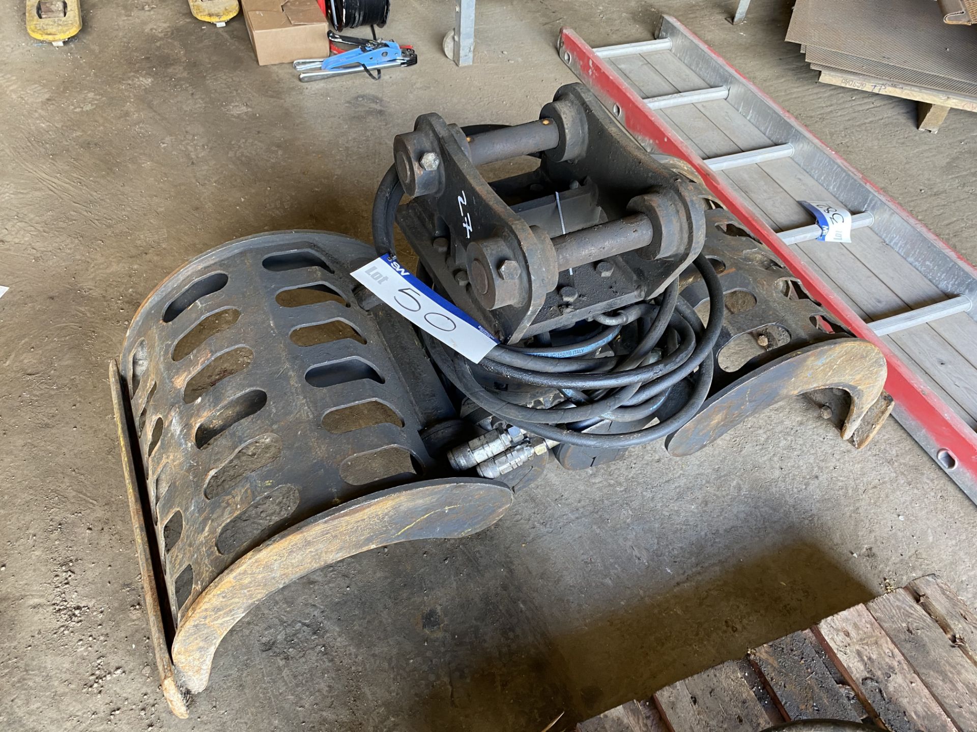 Kinshofer HYDRAULIC SELECTOR GRAB (for 5t+ excavator) (27) (please note ...