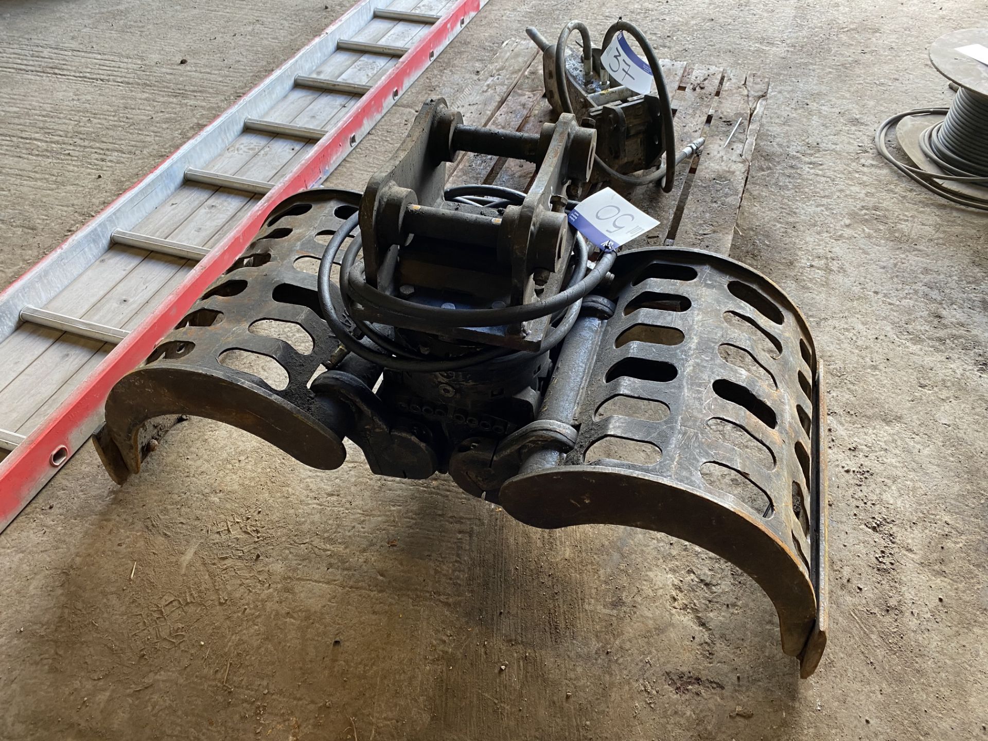 Kinshofer HYDRAULIC SELECTOR GRAB (for 5t+ excavator) (27) (please note ...
