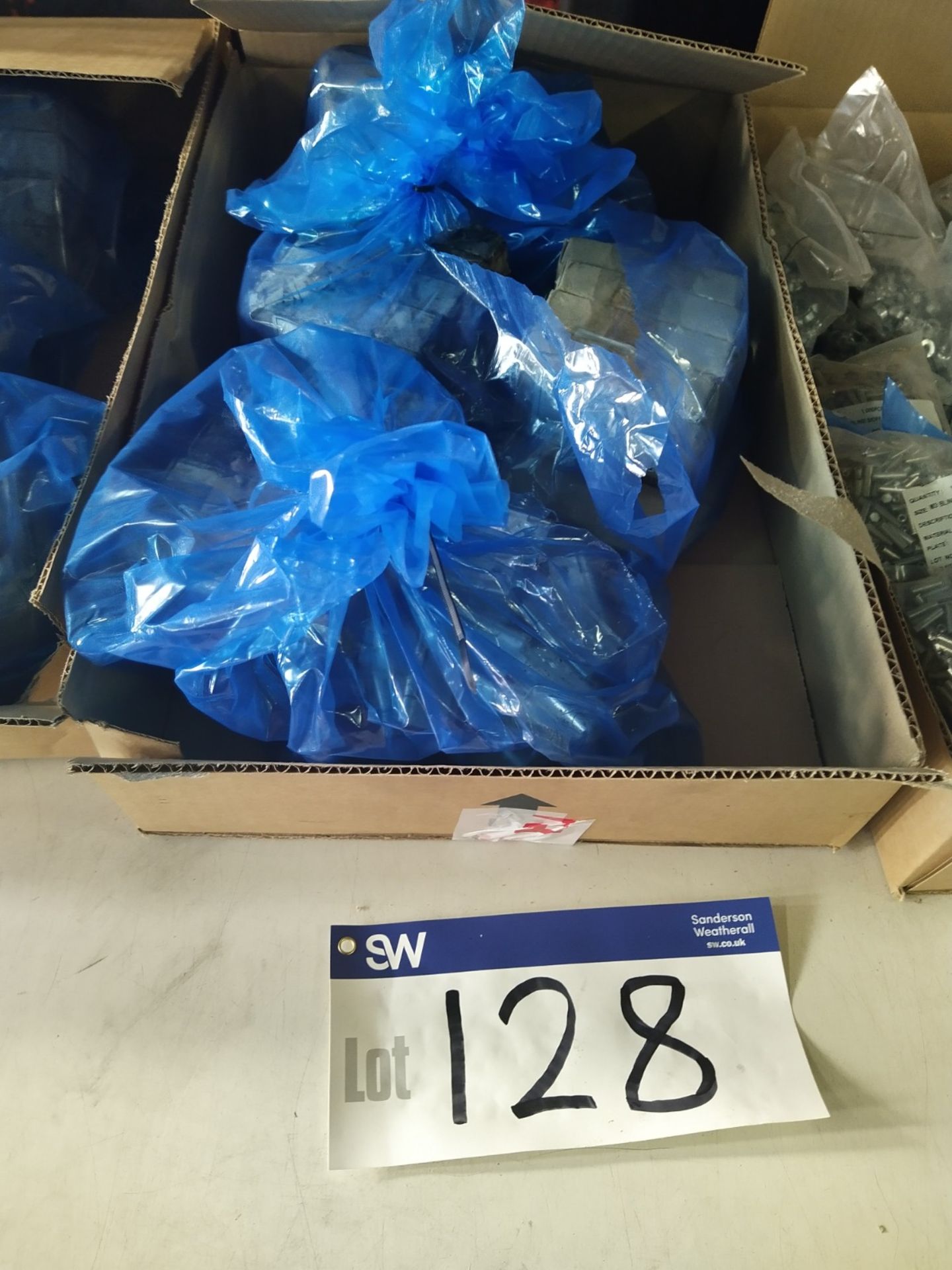 Large quantity of fastenings - 7 box's including hank nuts, hank ...
