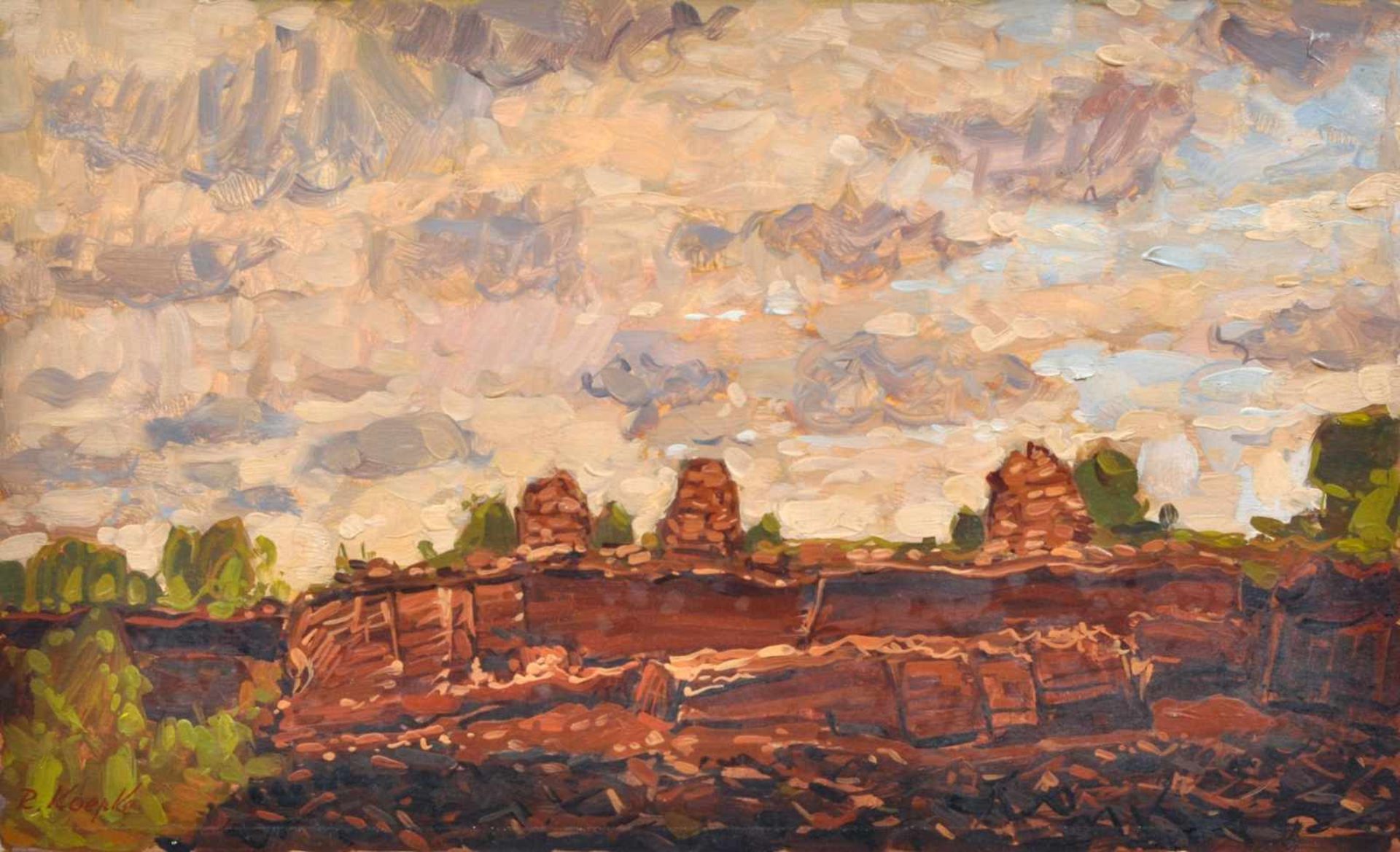 Robert Koepke, Torfgrube bei Worpswede. 1930's.Robert Koepke 1893 ...