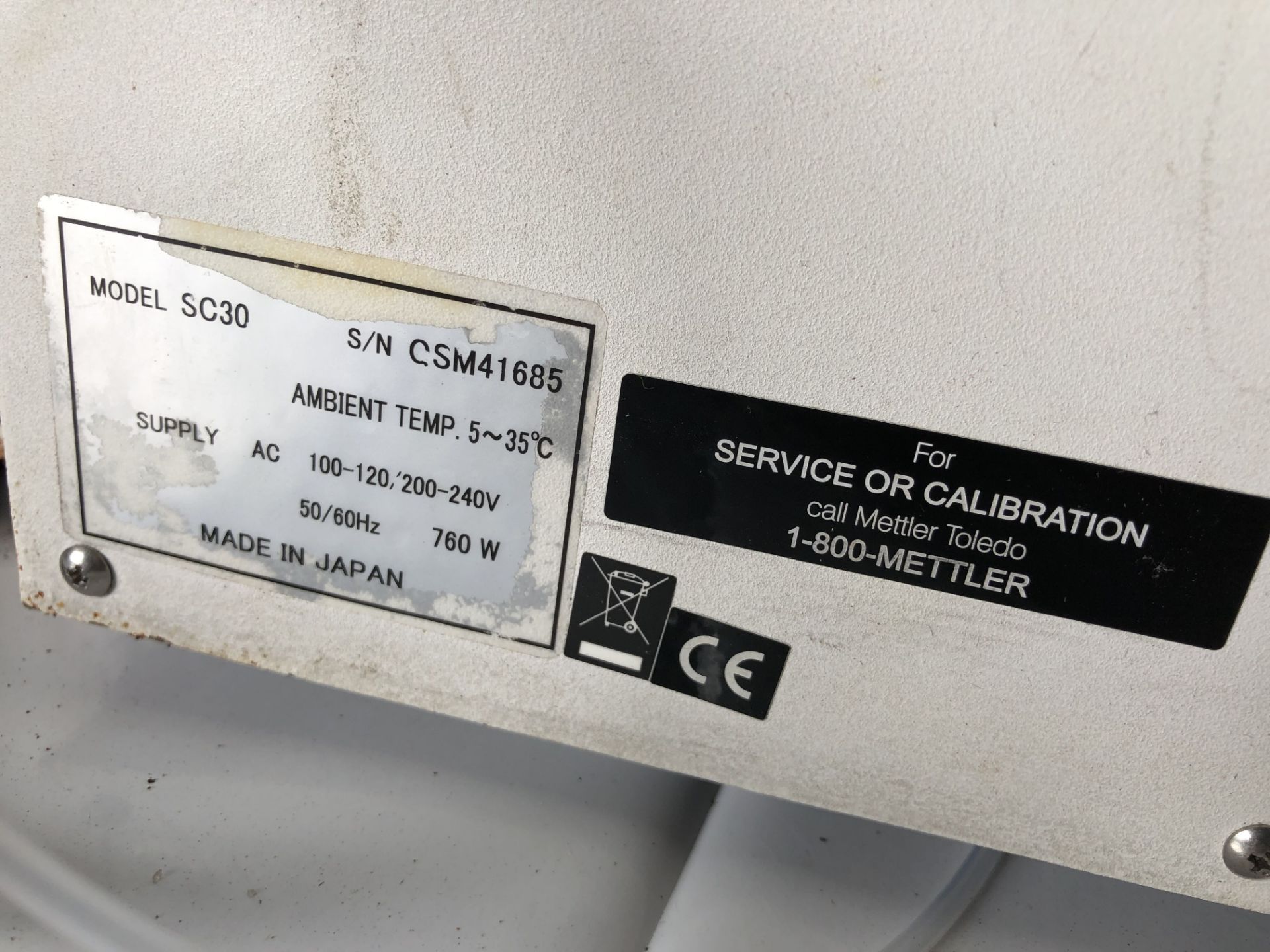 Mettler Toldeo SC30