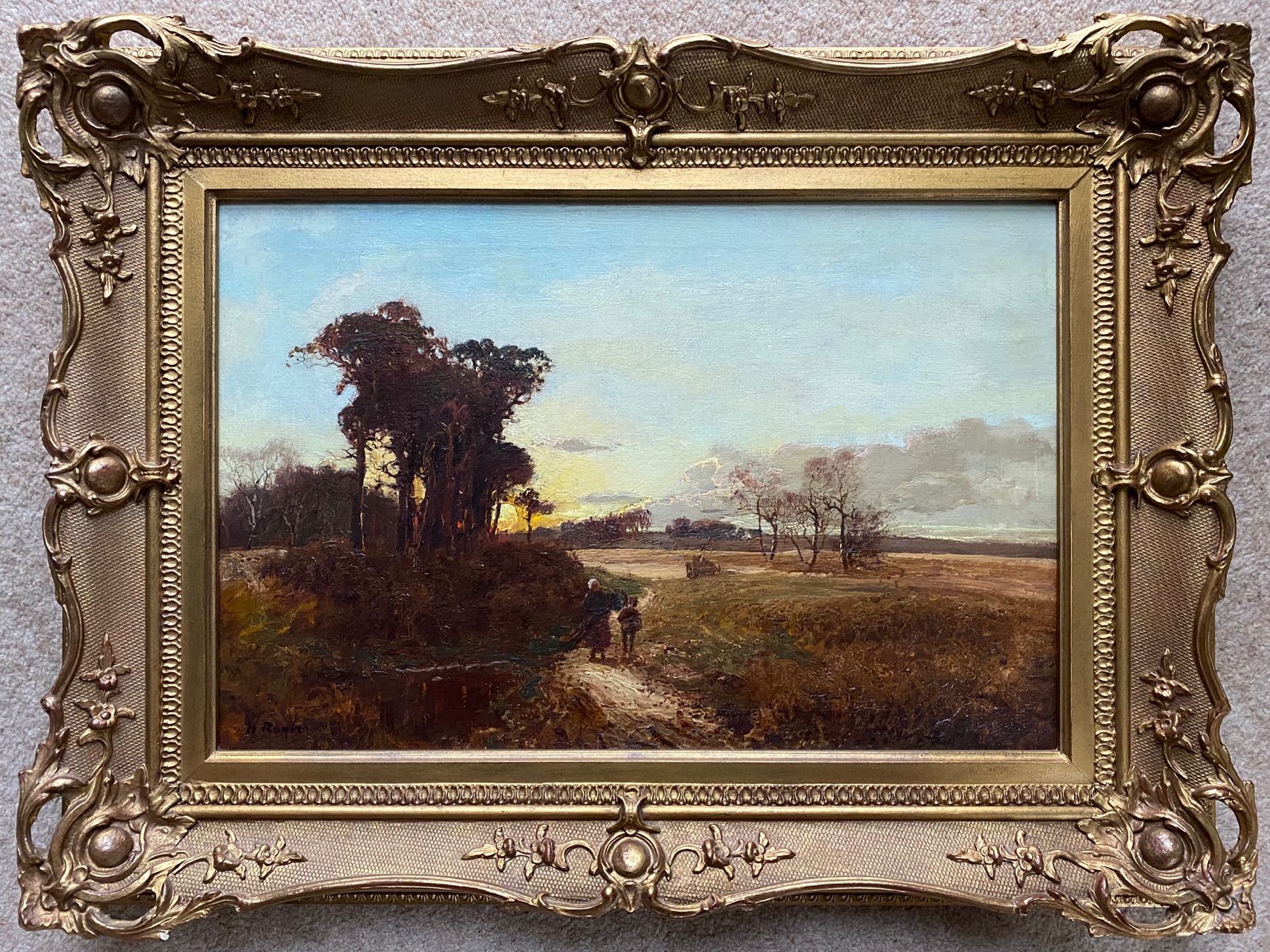 Herbert Royle 1870-1958 British. (Attributed to). Oil on canvas ...