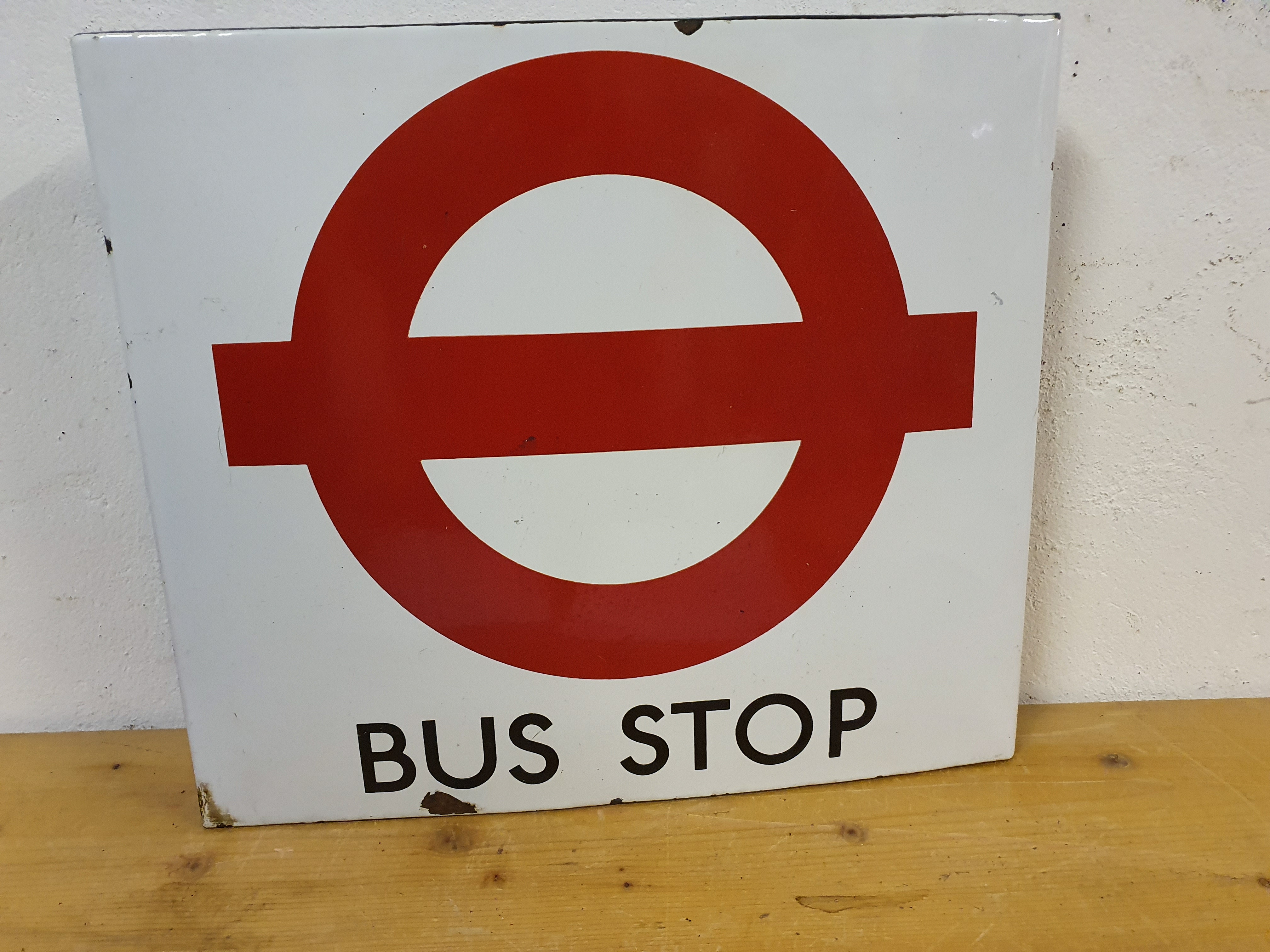 A enamel double side, wall mounted advertising sign, London Transport ...