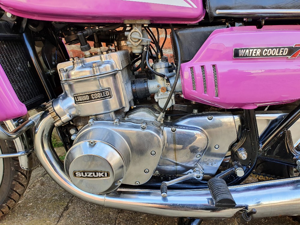 1972 Suzuki GT750 J, 750cc. Registration number YOD 709K. Frame number ...