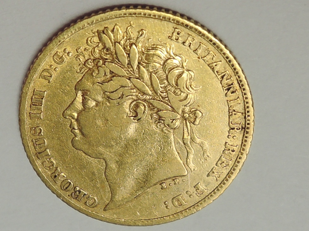 A 1823 George IV Gold Half Sovereign