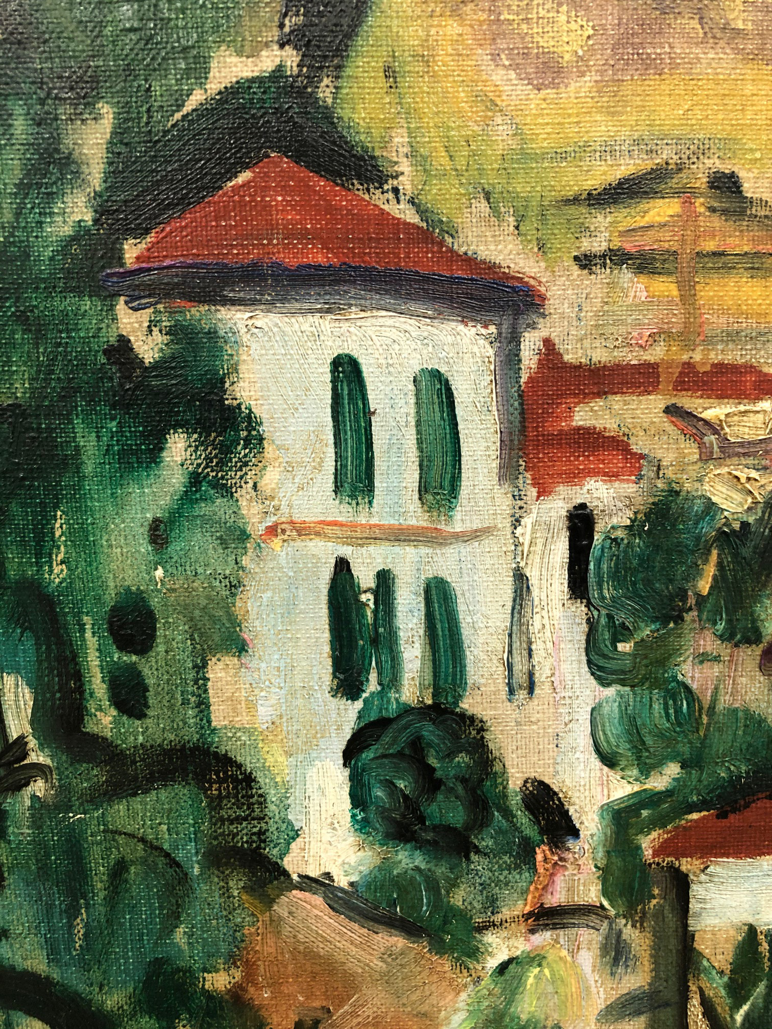 George Leslie Hunter (Scottish, 1877-1931), Villefranche, signed 'G L ...