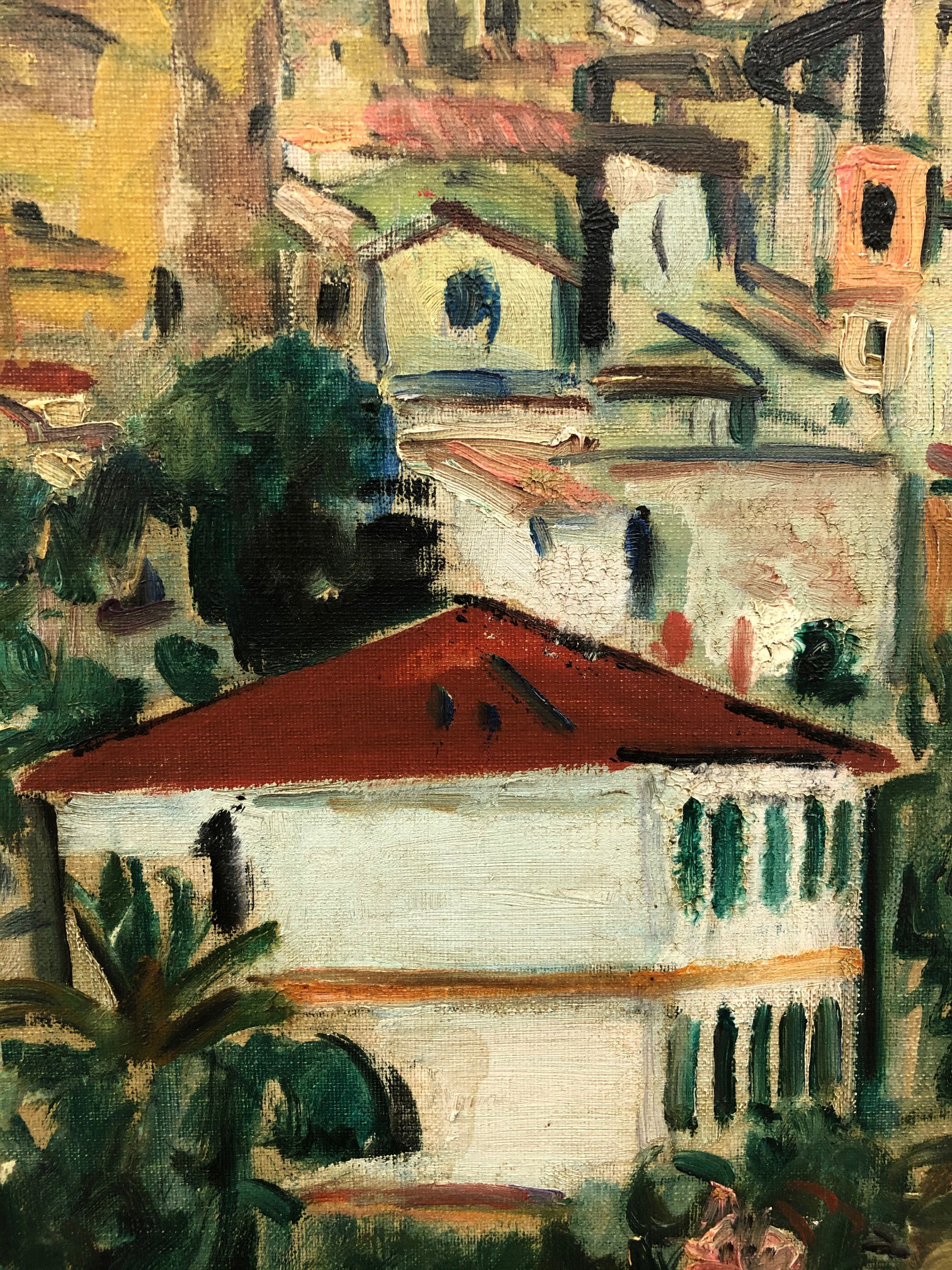 George Leslie Hunter (Scottish, 1877-1931), Villefranche, signed 'G L ...