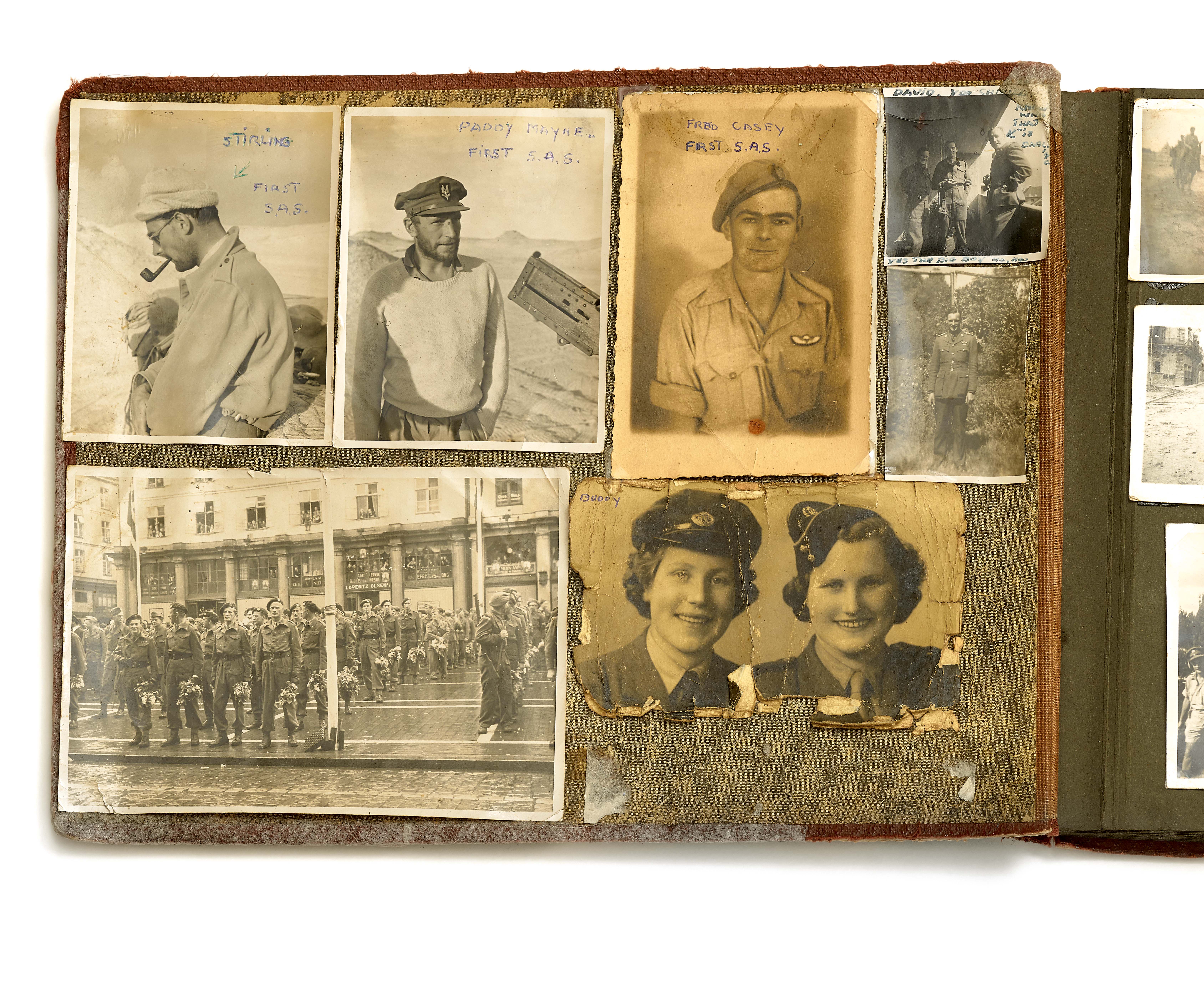 WW2 SAS Historical and Important ‘Snap Shot’ Photograph Album of Fred ...