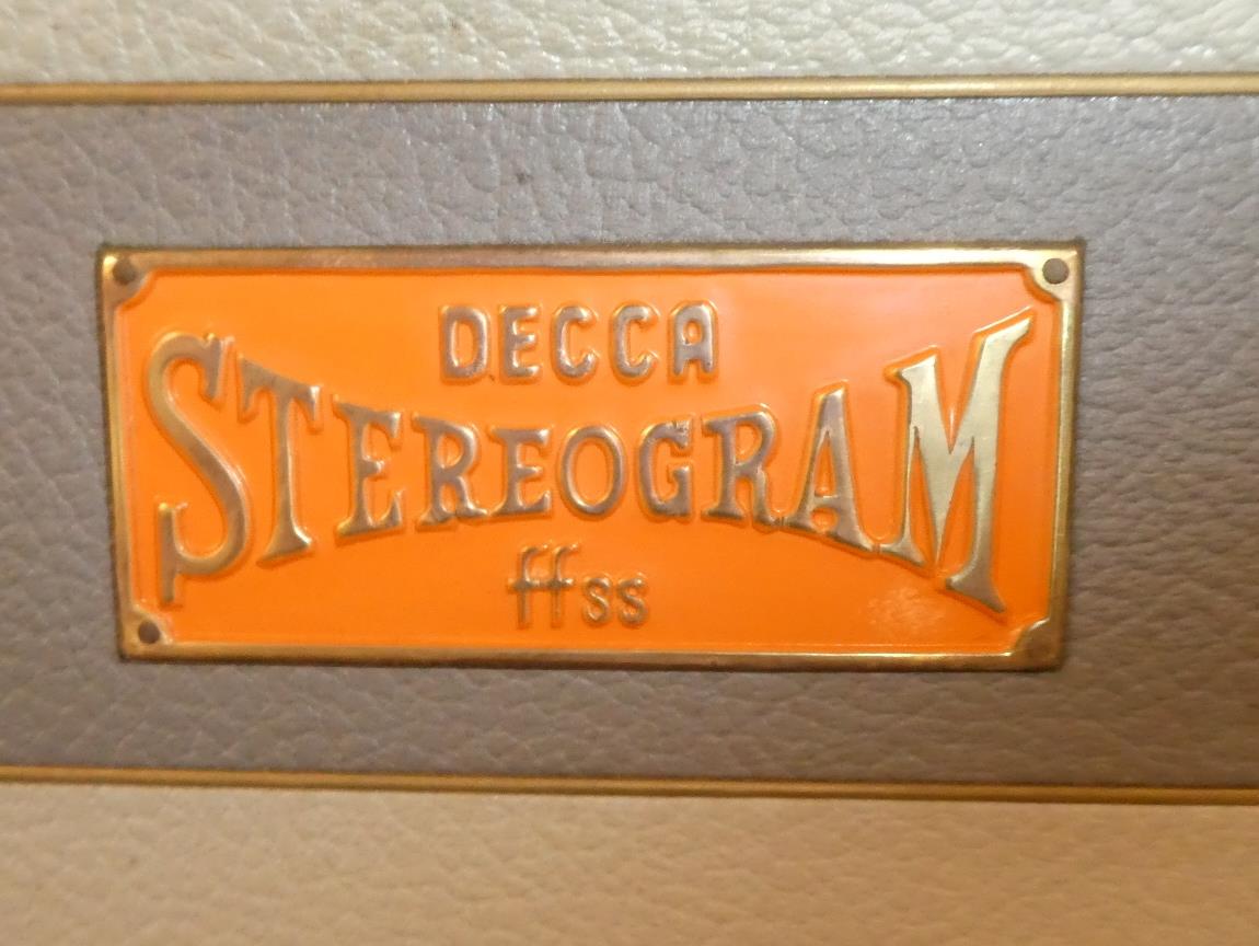 A Vintage Decca Stereogram with Monarch Record Deck