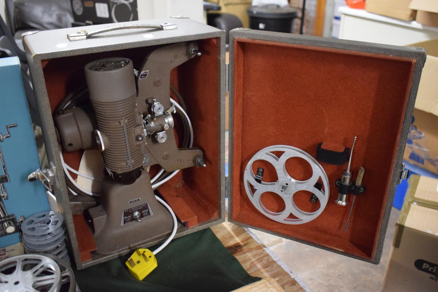 A Collection of 8mm Cine Equipment to Include Bell and Howell 606 ...