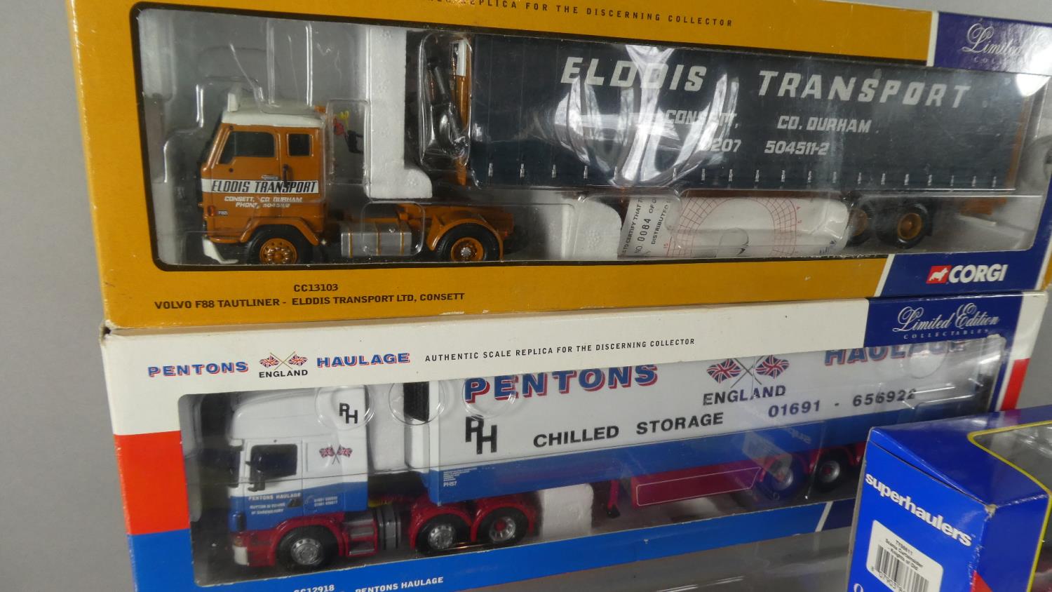 A Collection of 7 Boxed Die-Cast Corgi Lorries to include TY86601 ...