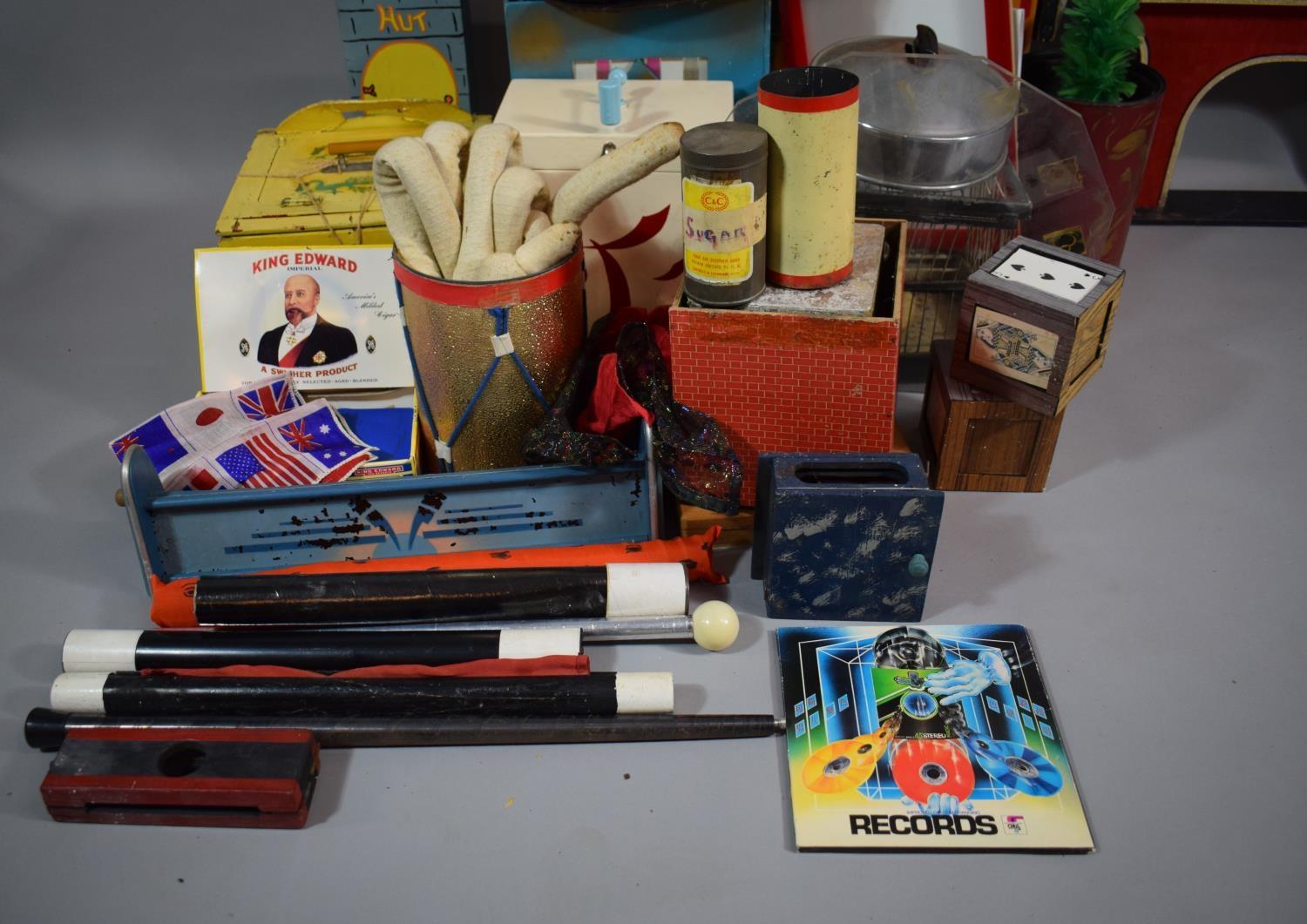 A Large Collection of Vintage (C. 1980) Professional Magician's Props ...