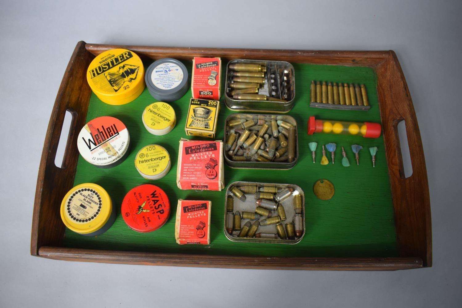 A Collection of Airgun/Rifle Pellets to Include Wasp, Webley, Eley ...