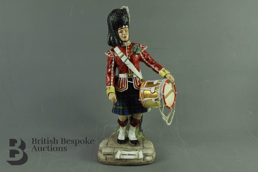 Michael Sutty - impressive painted figure of a Gordon Highlander ...
