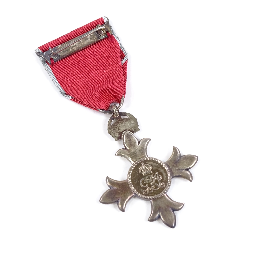A cased MBE medal with leaflet, unknown recipient
