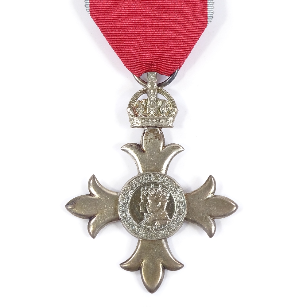A cased MBE medal with leaflet, unknown recipient