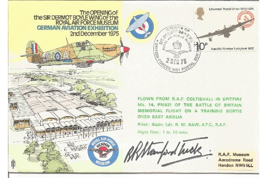 WW2 fighter ace Robert Stanford Tuck signed RAF Museum cover. Good ...