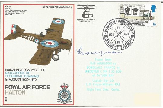 WW2 RAF Battle of Britain Group Captain Peter Douglas Thompson DFC ...