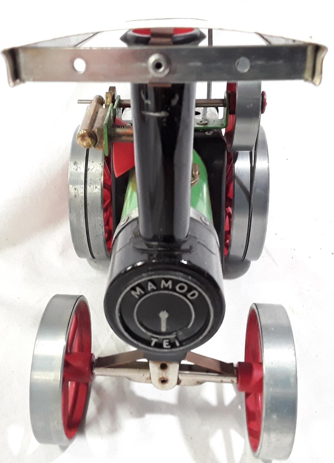 Mamod TE1 Live Steam Traction Engine complete with burner, steering ...