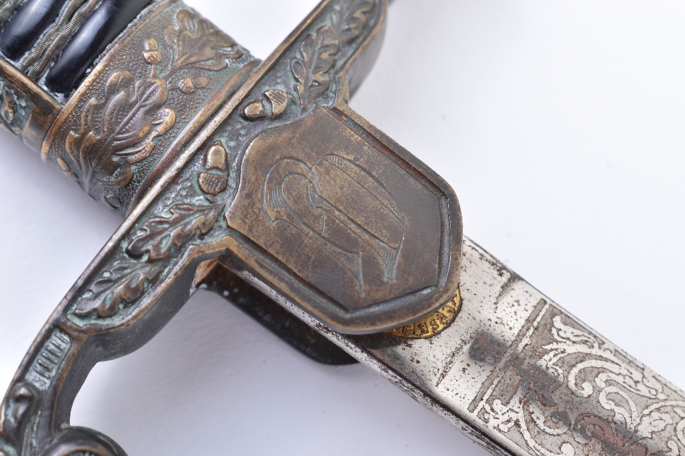 WW2 German Engraved Blade Army Officers Sword by Paul Weyersberg ...