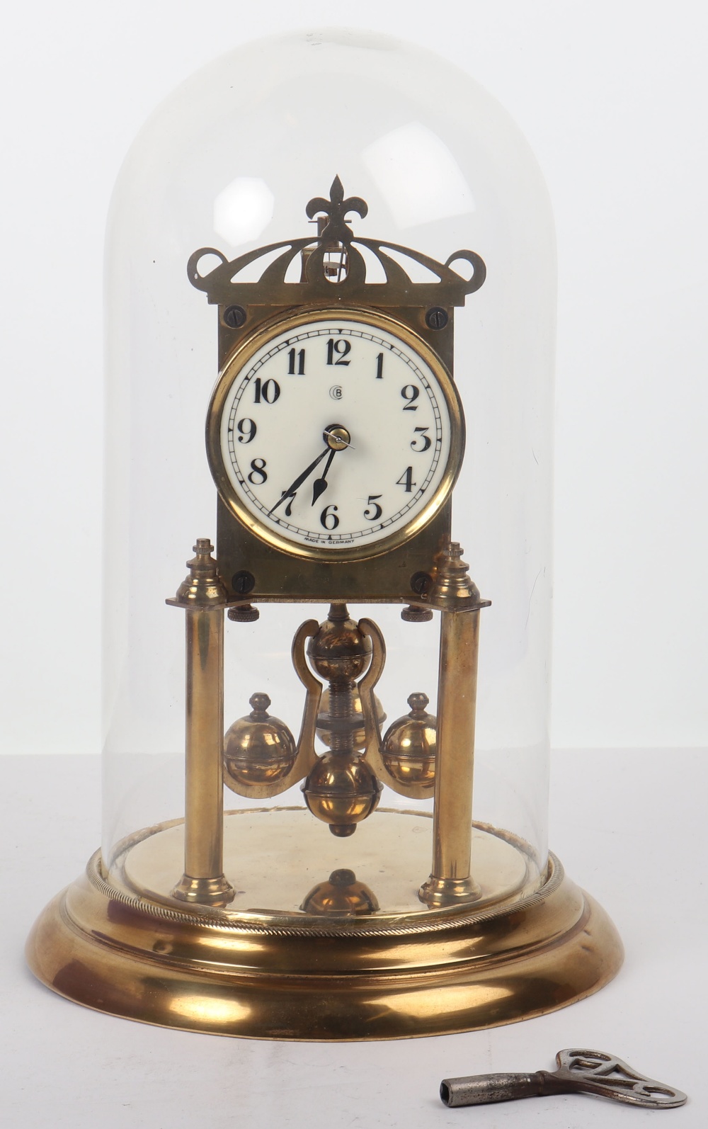 An early 20th century German anniversary clock, by Badische Uhrenfabrik ...