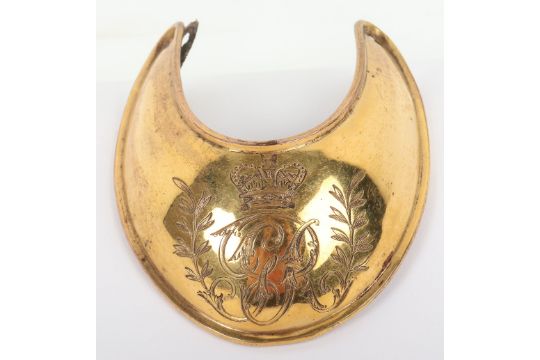 Georgian Universal Pattern Officers Gorget 1796-1830, superb example of ...