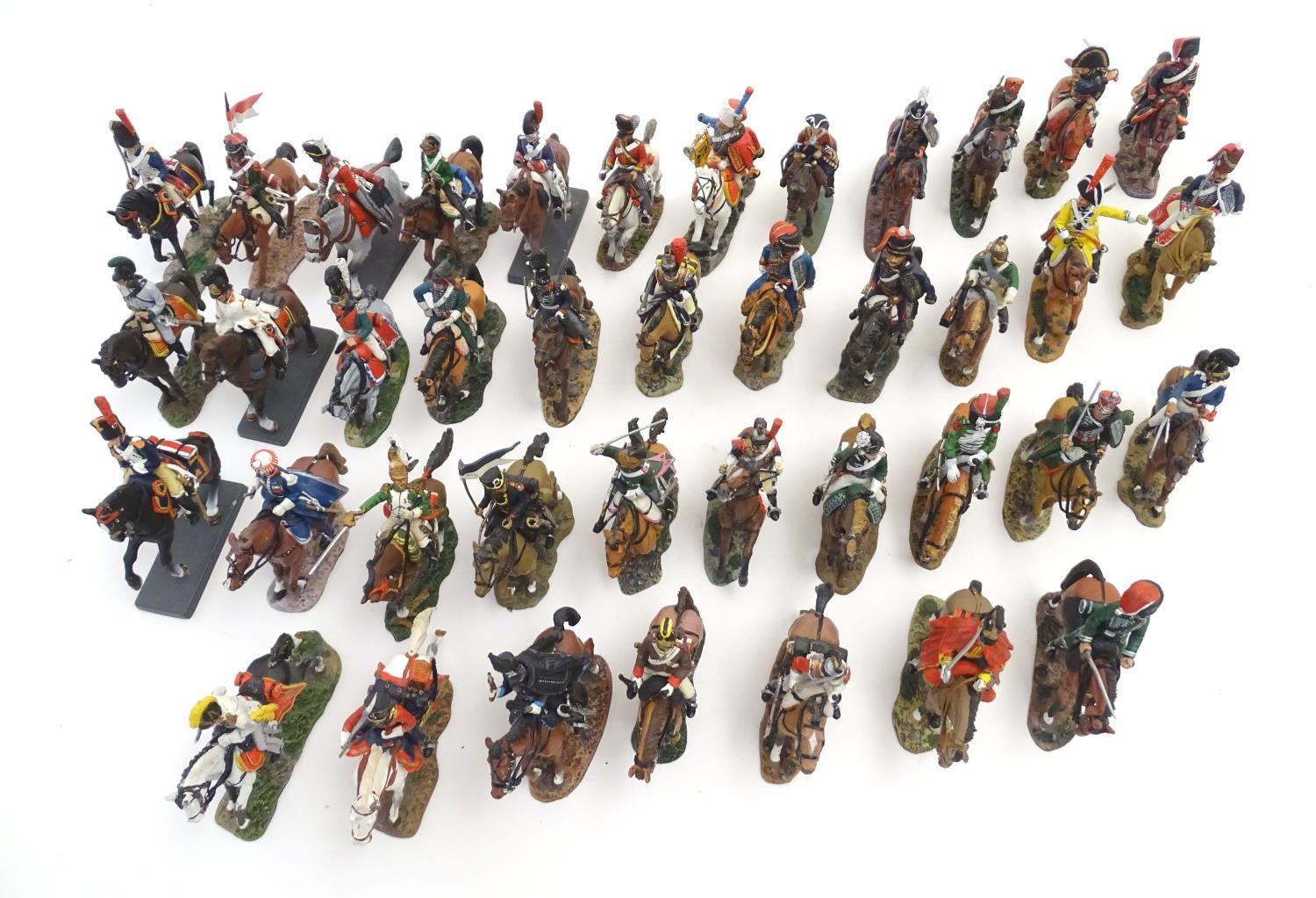Toys: A quantity of Del Prado cast and hand painted lead soldiers on ...