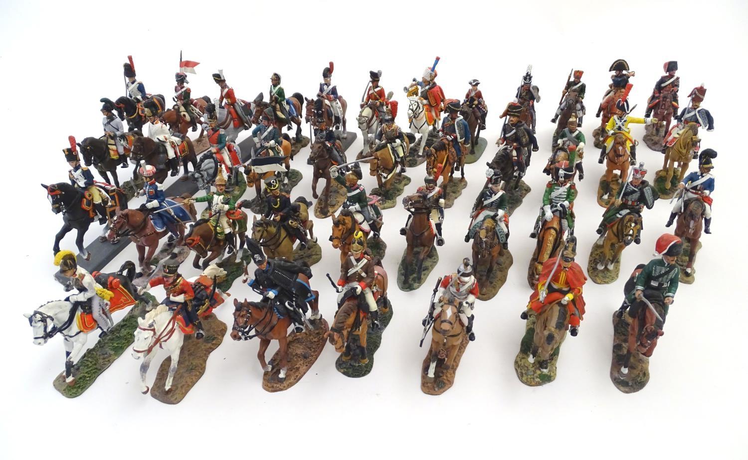 Toys: A quantity of Del Prado cast and hand painted lead soldiers on ...