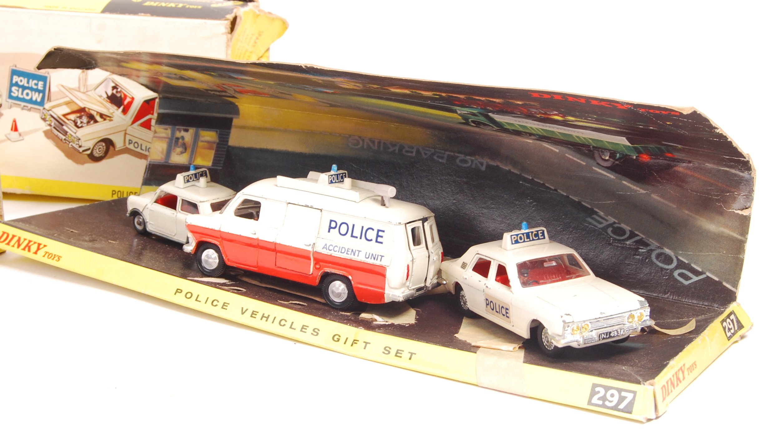 A collection of x3 original vintage Dinky Toys and Corgi Toys made ...
