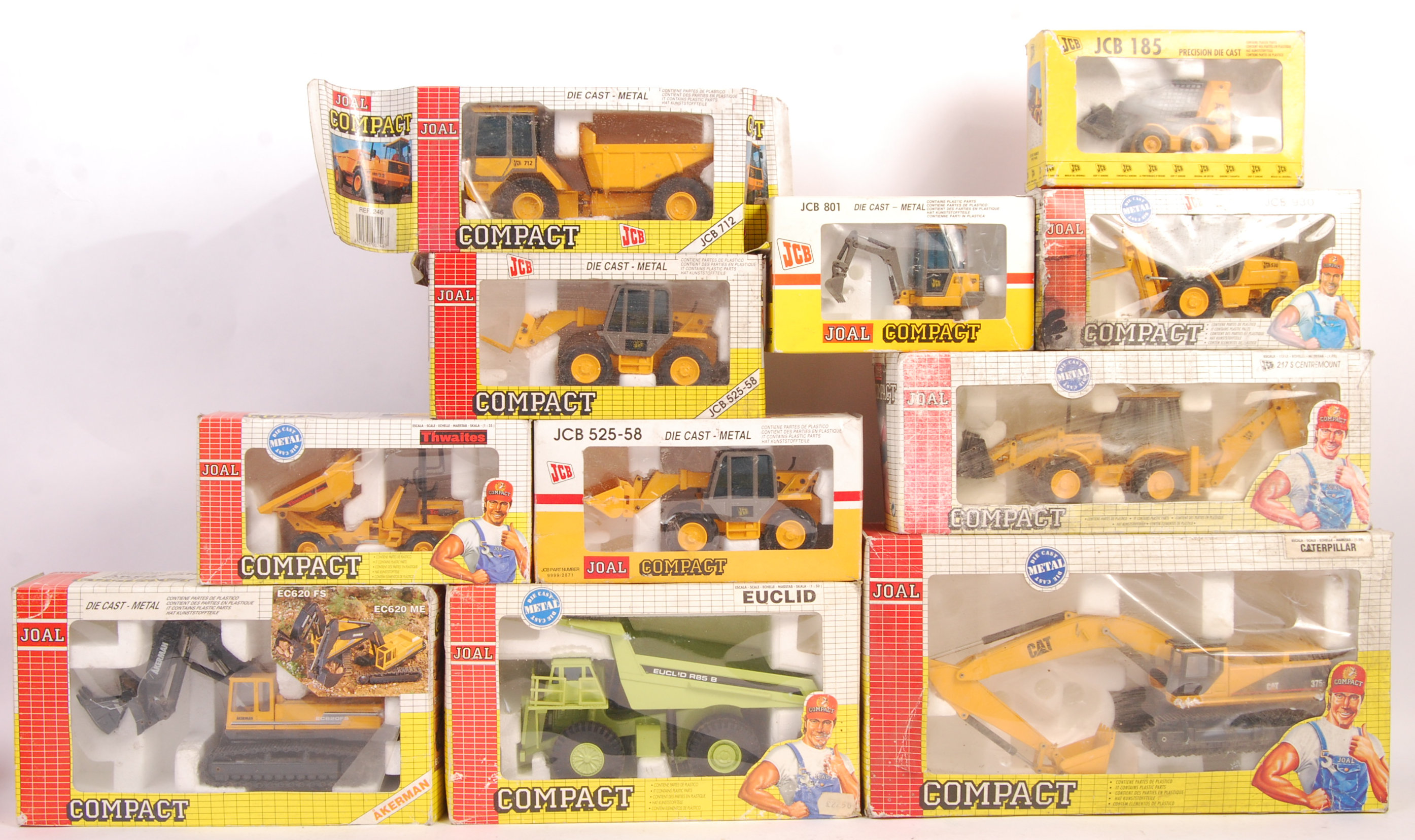 A collection of 11x assorted Joal Compact 1:35 and 1:50 scale diecast ...