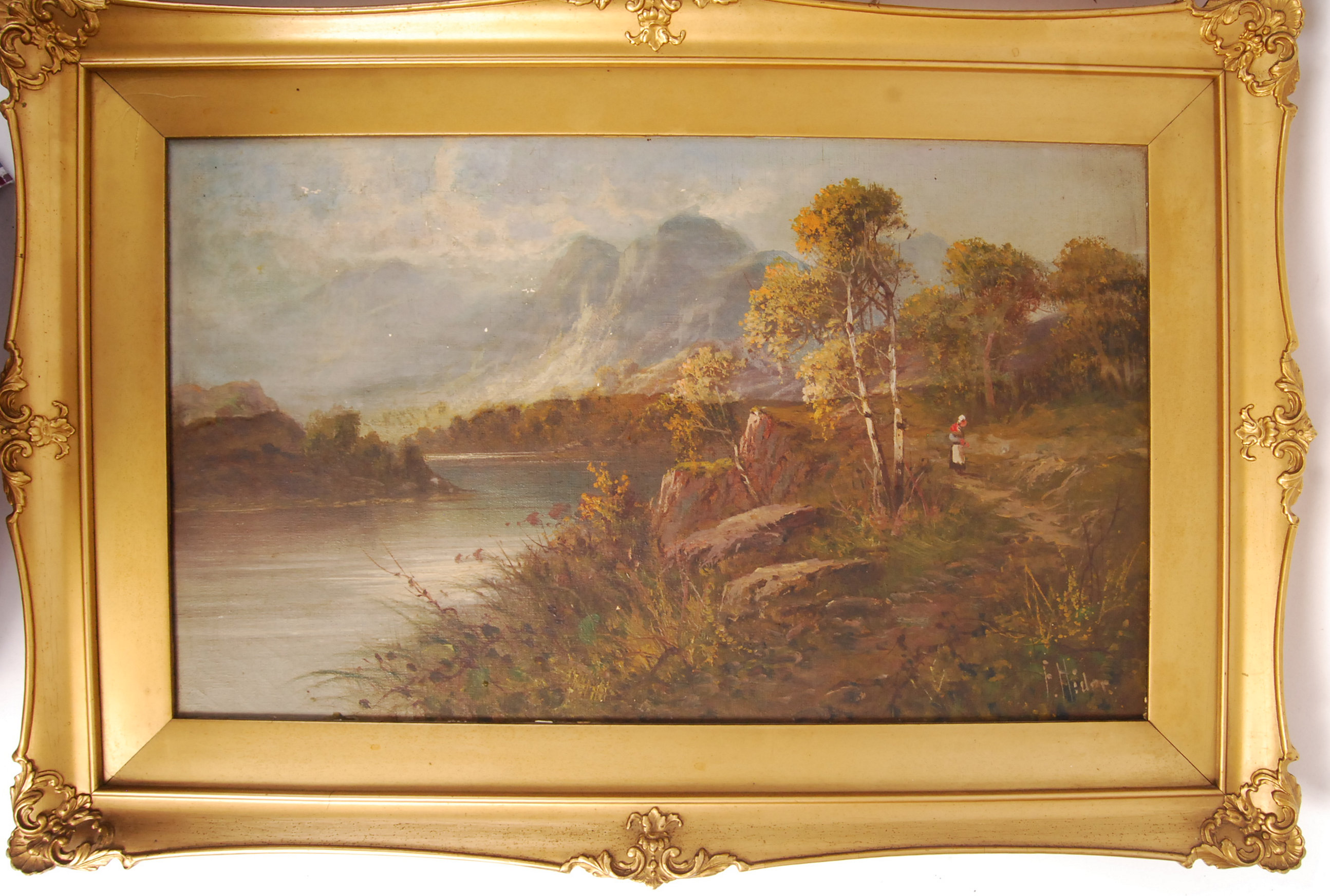 Frank Hider - (1861-1933) - pair of 19th century oil on canvas ...