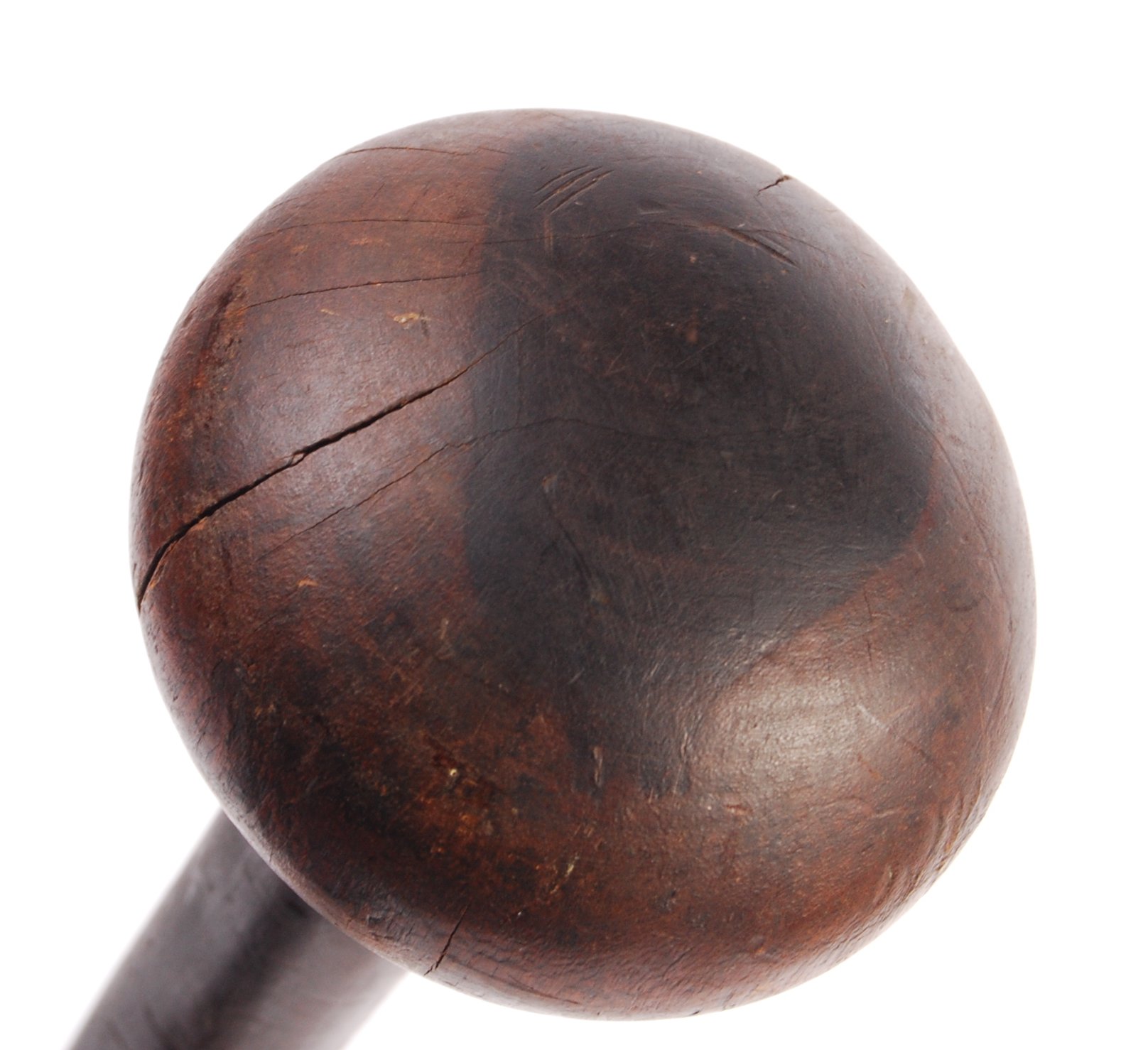 A mid 19th Century South African Zulu Knobkerrie antique war club ...