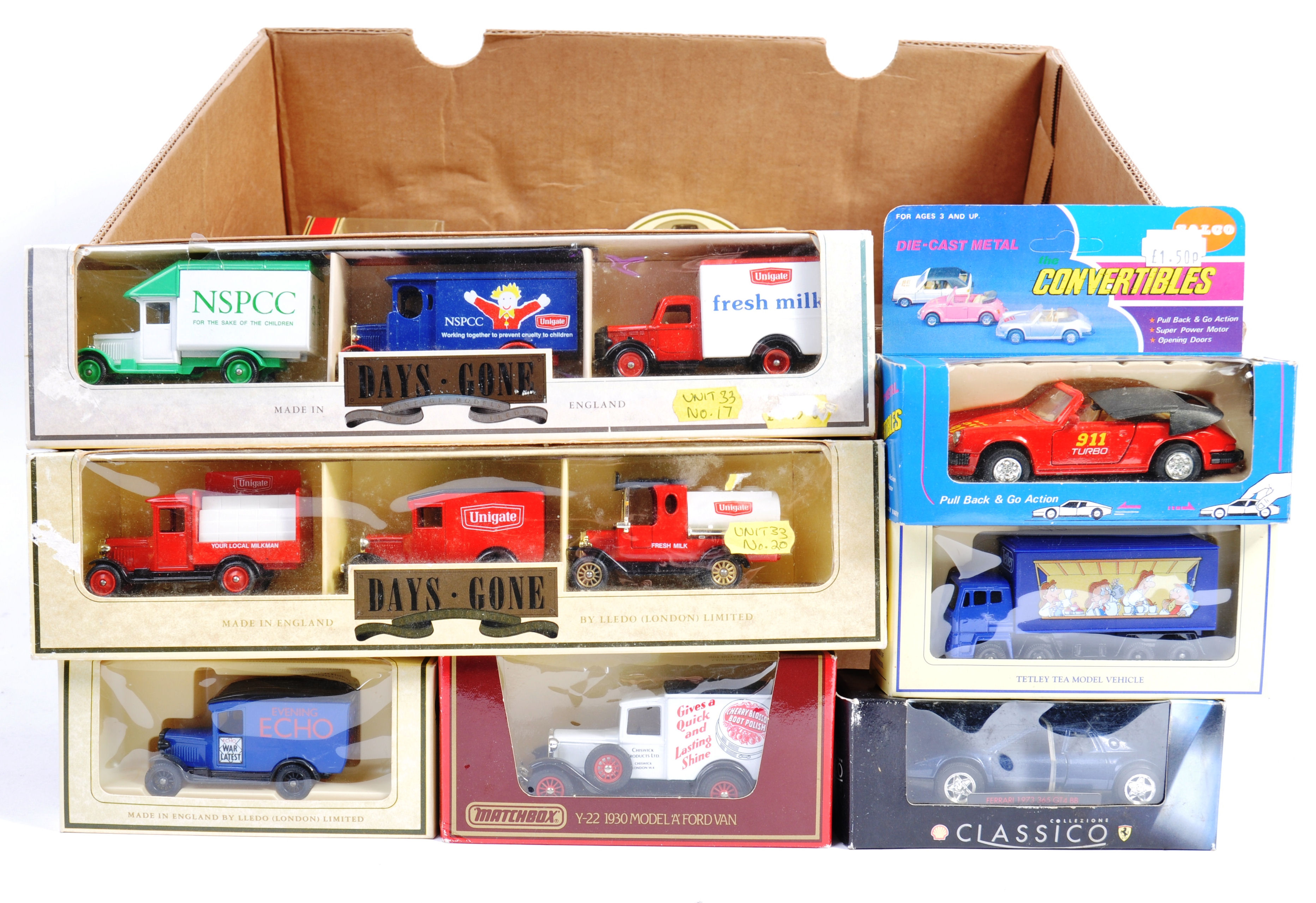 A large collection of 30x assorted boxed scale diecast models to ...