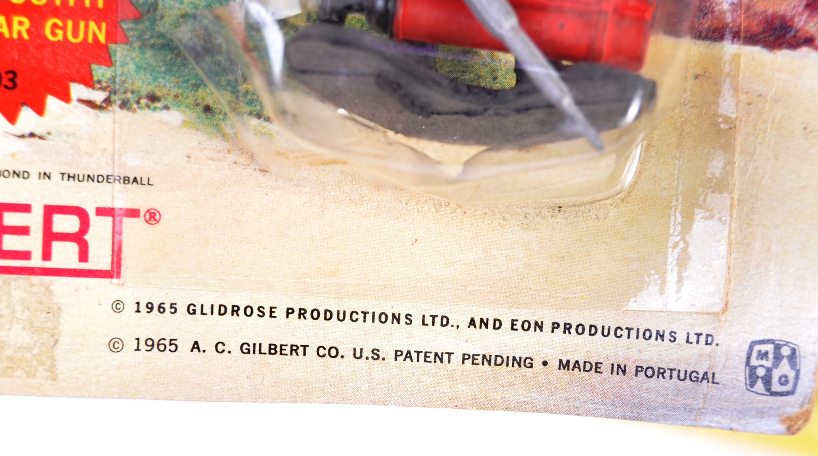A rare original vintage 1960's (1965) Gilbert made ' James Bond 007 Ten ...